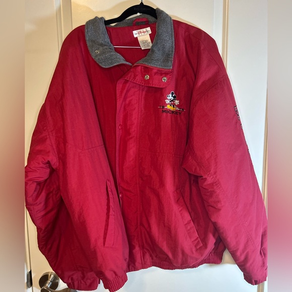 Disney | Jackets & Coats | Vintage Disney Store Mickey Mouse Red Jacket ...